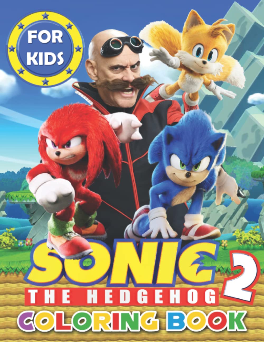 Buy Sónic the Hedgehog 2 Coloring Book: 2022 Movie Sónic Coloring Book ...