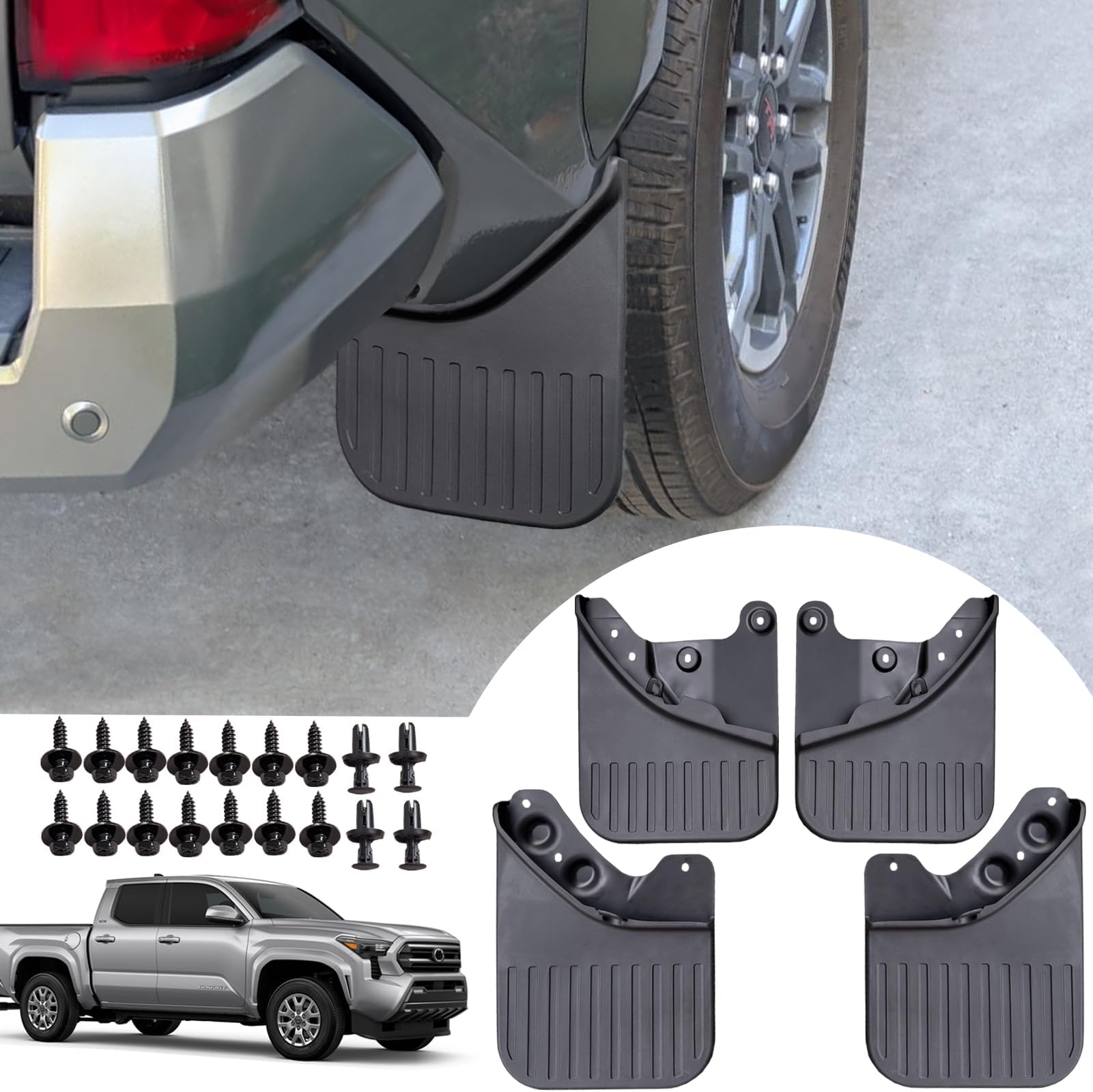 Amazon.com: Sunsdrwew 2025 Upgraded Mud Flaps for 2024 2025 Toyota ...