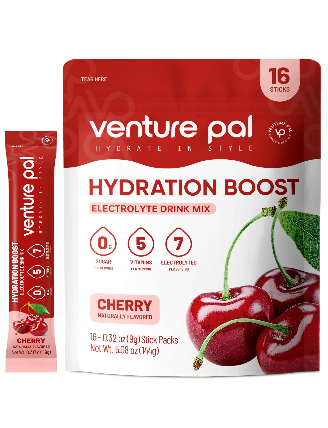 Amazon.com: Venture Pal Sugar Free Electrolyte Powder Packets - Liquid ...