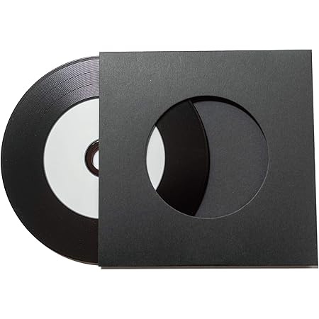 Amazon.com: BASSHOLIC Vinyl CD-R and Black Sleeves 50pack : Electronics