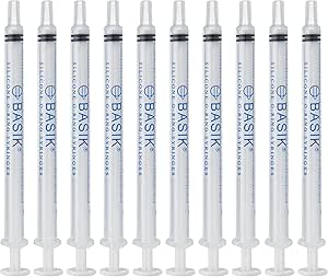 Amazon.com: BASIK Silicone O Ring 1cc Feeding Syringe 10/Pack Caps ...