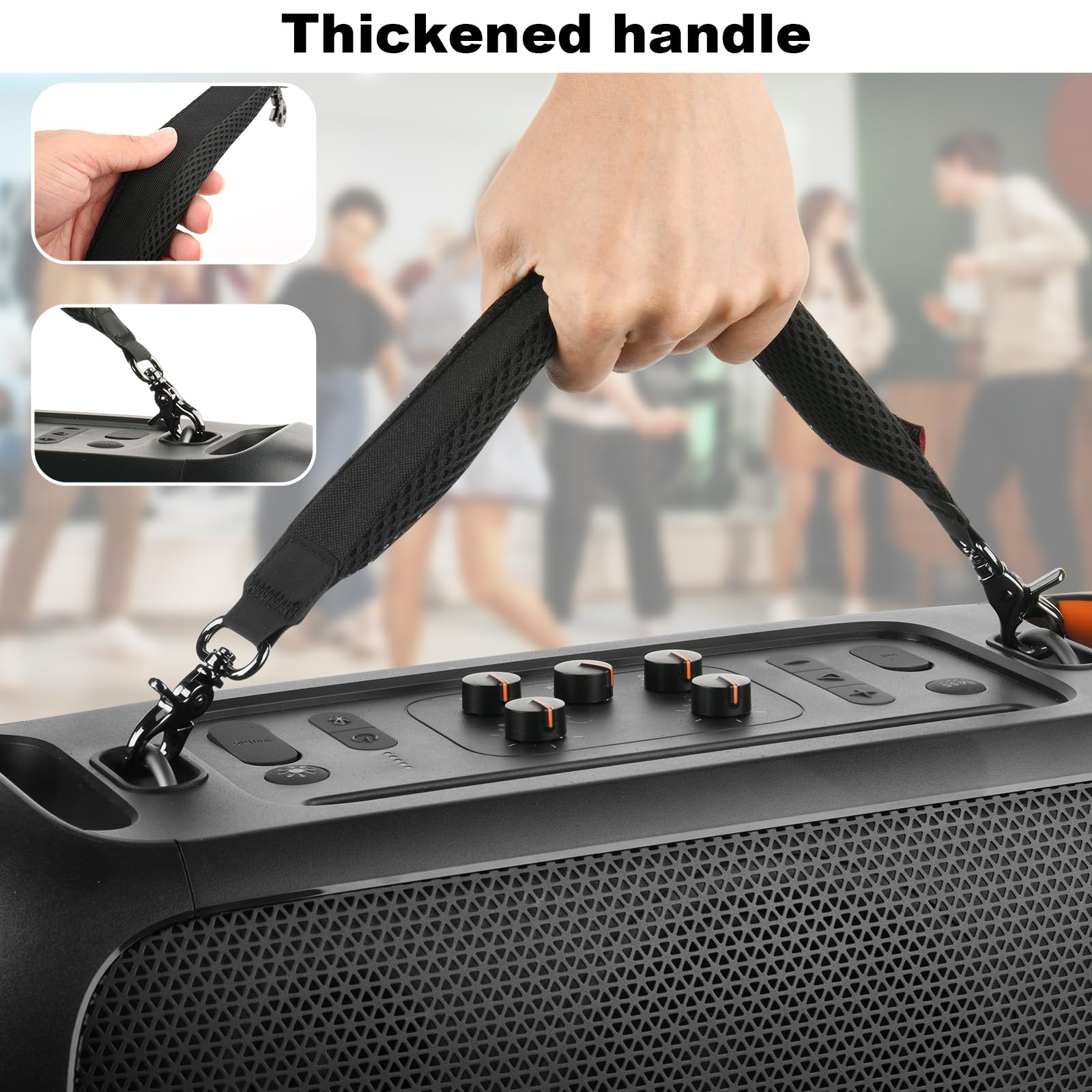 Snapklik.com : Removable Speaker Handle Strap For JBL PartyBox On-The ...