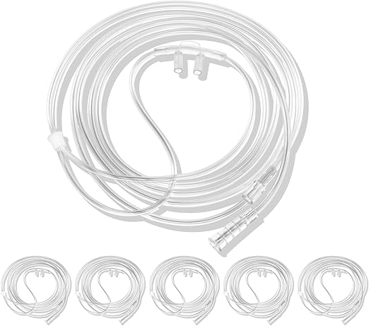 Amazon.com: YONCOZY Soft Nasal Oxygen Cannula for Adult (5 Pack) - 7 ...