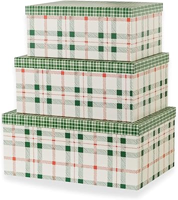 Amazon.com: SLPR Decorative Cardboard Pretty Storage Boxes With Lids ...