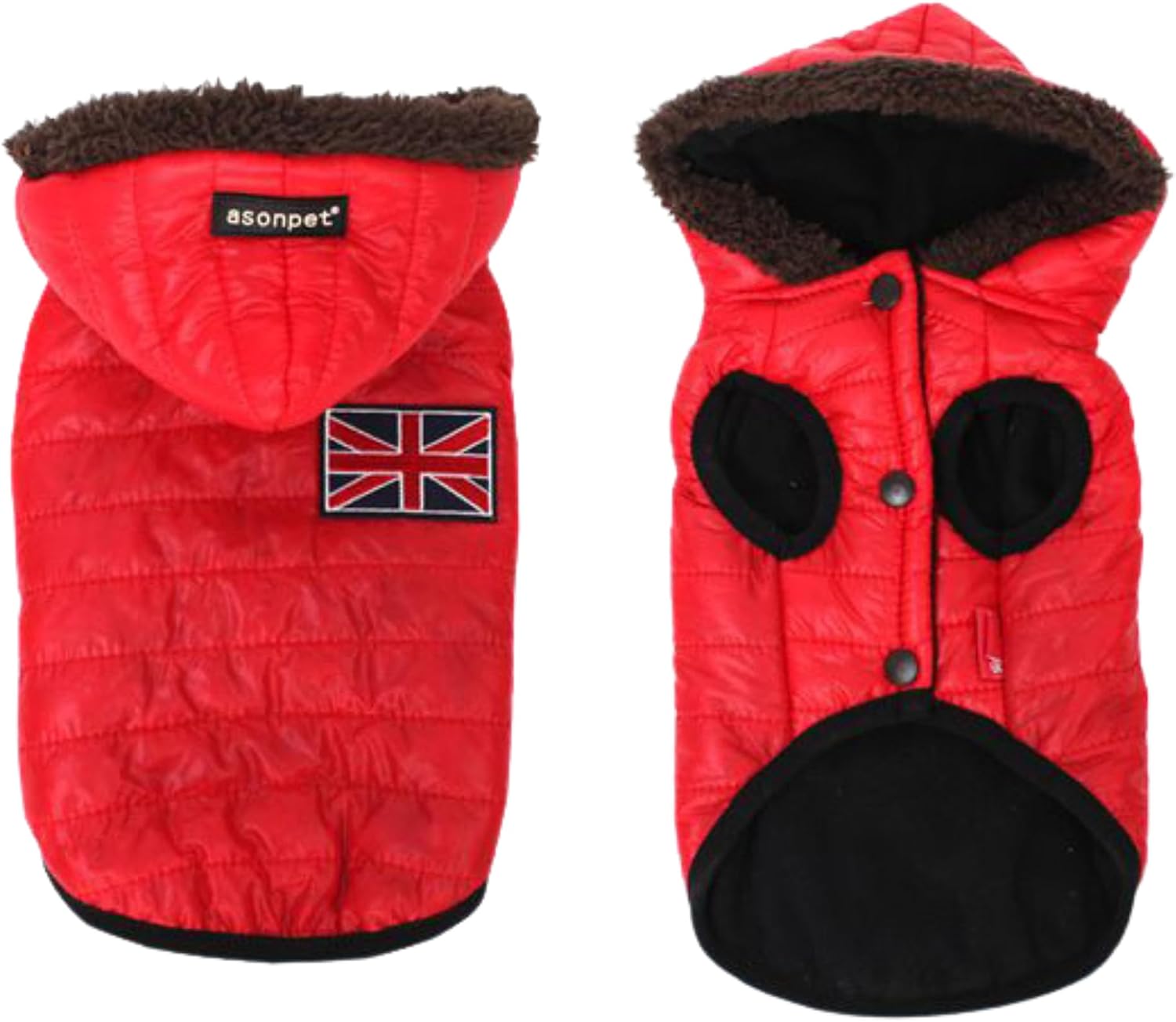 Ducomi Alaska Waterproof Dog Jacket with Hood - Winter Down Jacket for ...