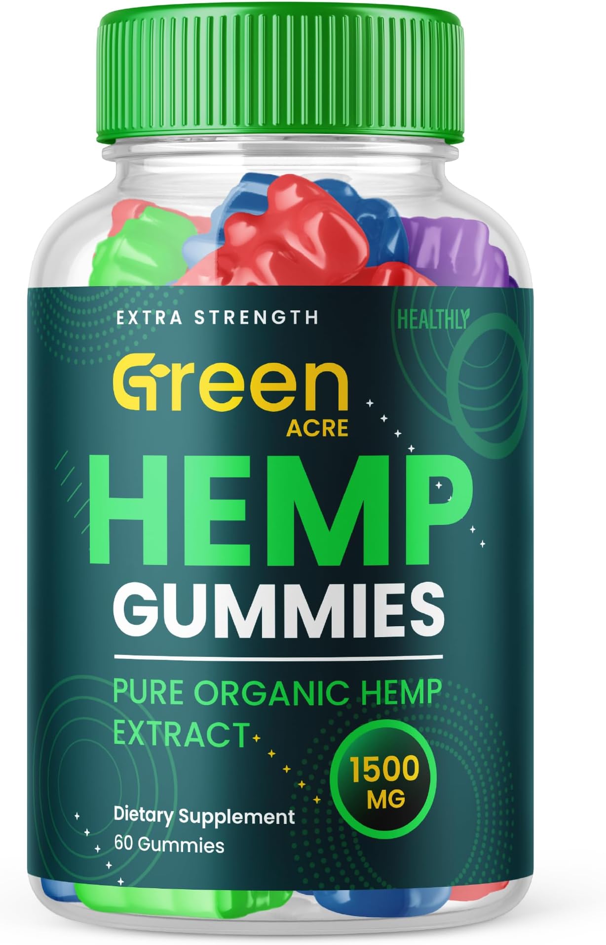 Amazon.com: (2 Pack) Green Acre Hemp Gummies - Official Formula - Green ...