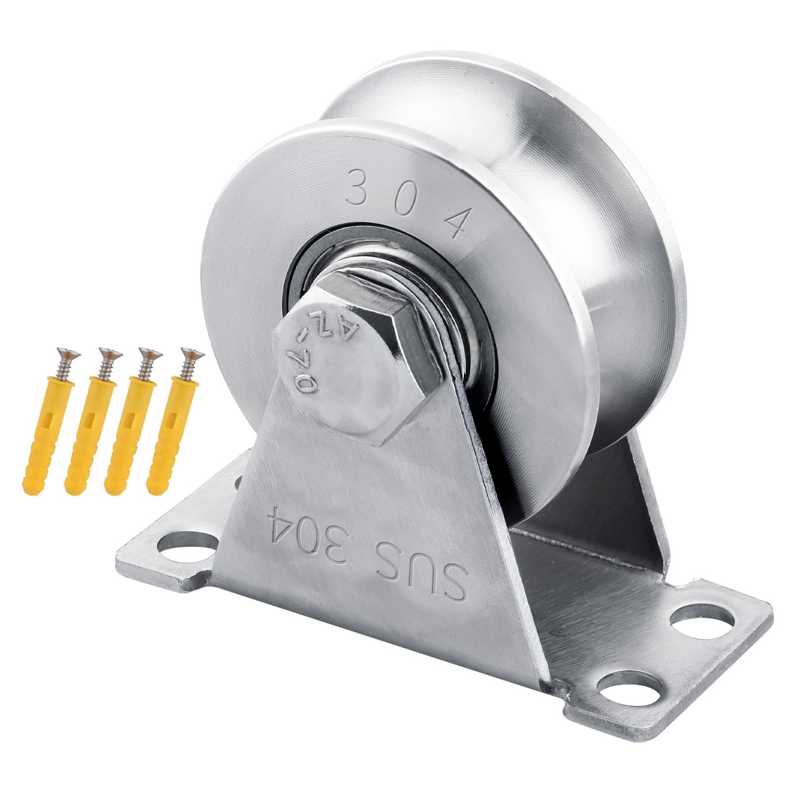 Cable Pulley Wheel Stainless Steel U Groove Wheel Pulley Block ...