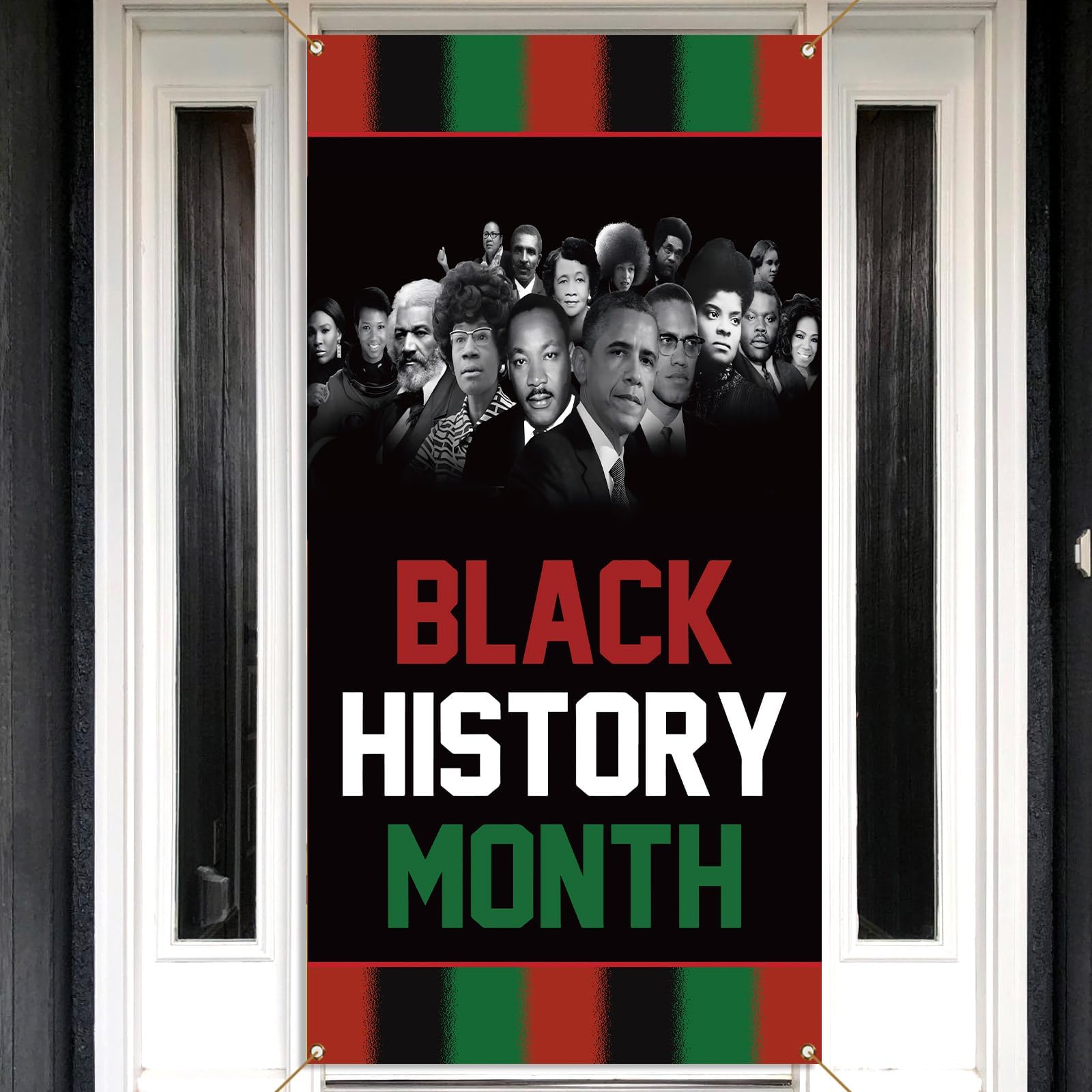 Amazon.com: Black History Month Decorations Door Cover 71×35 Inch ...