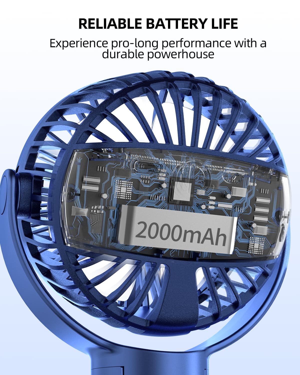 Snapklik.com : Rechargeable Baby Stroller Fan, Battery Powered Portable ...