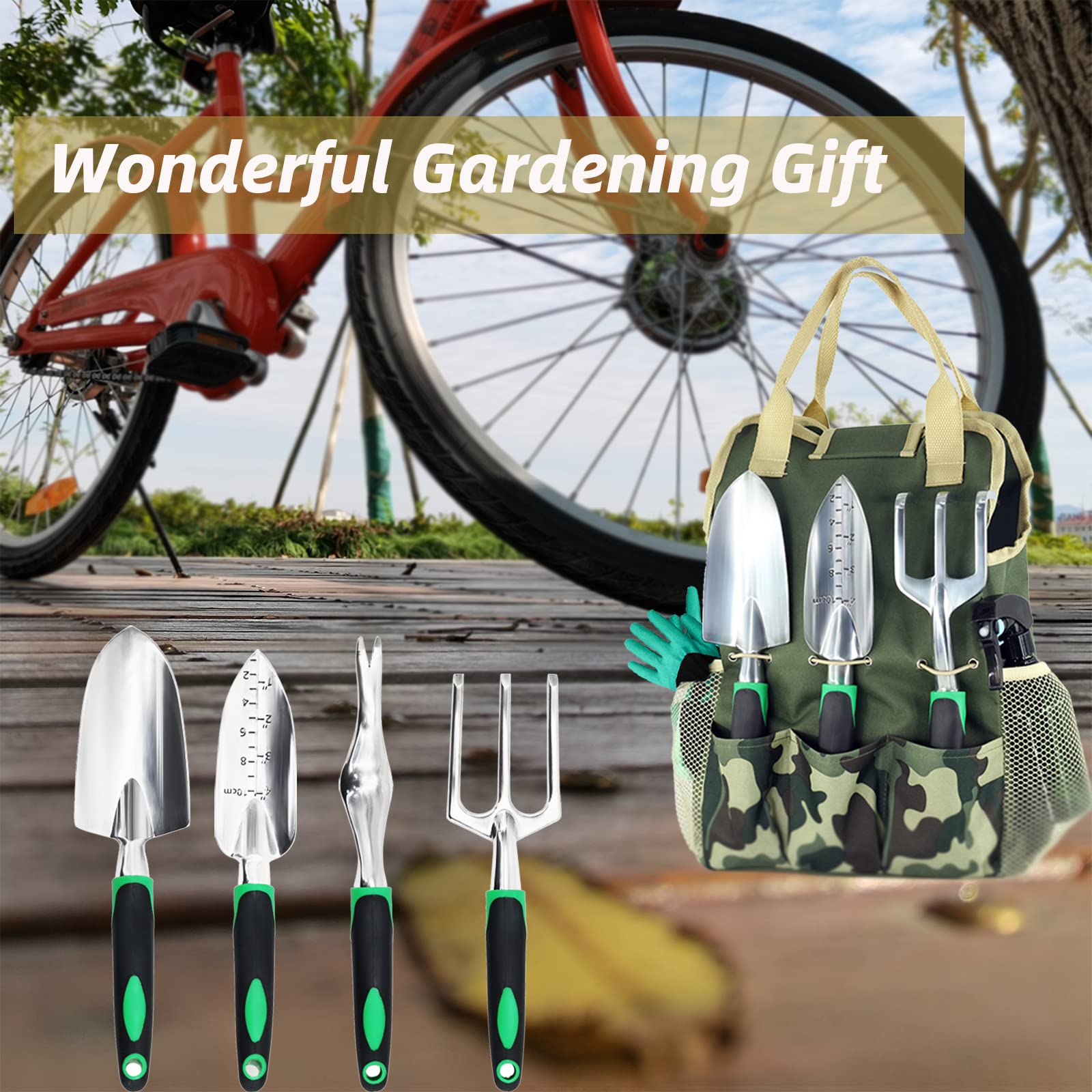 Snapklik.com : Garden Tools Set Gardening Gifts Tools, Heavy Duty ...