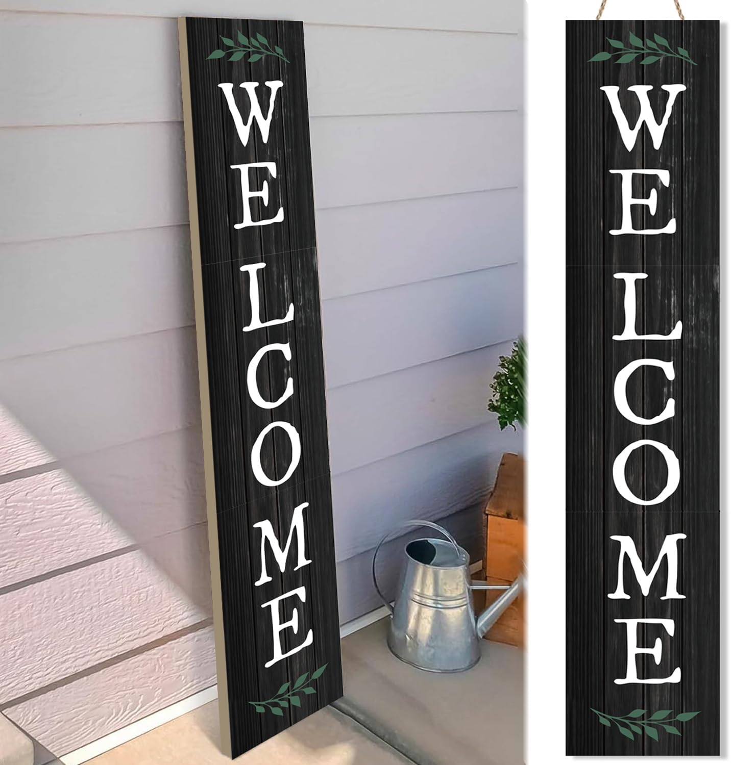 Amazon.com : Welcome Sign for Front Door Porch - Large Standing ...