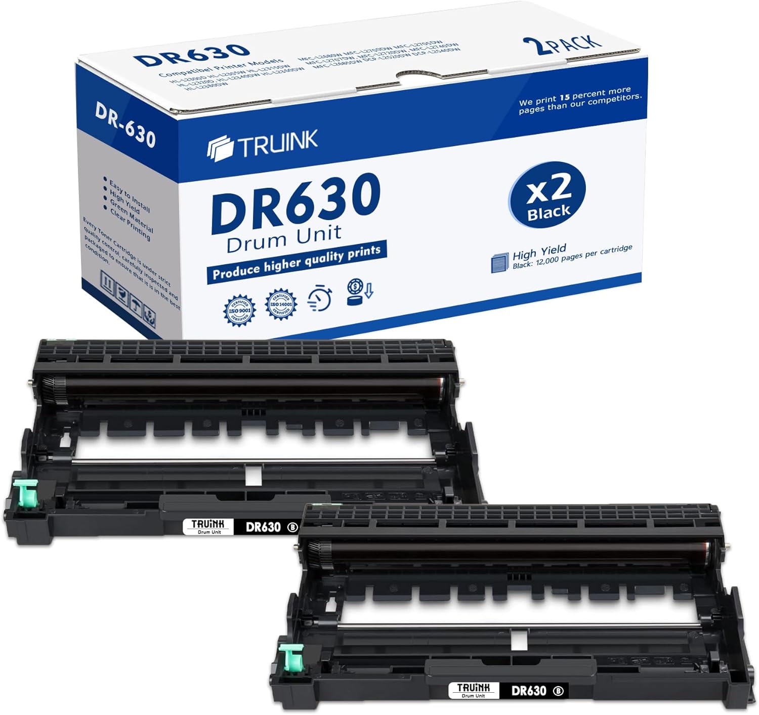 Amazon.com: DR630 Drum Unit (NOT Toner) Replacement for Brother DR630 ...