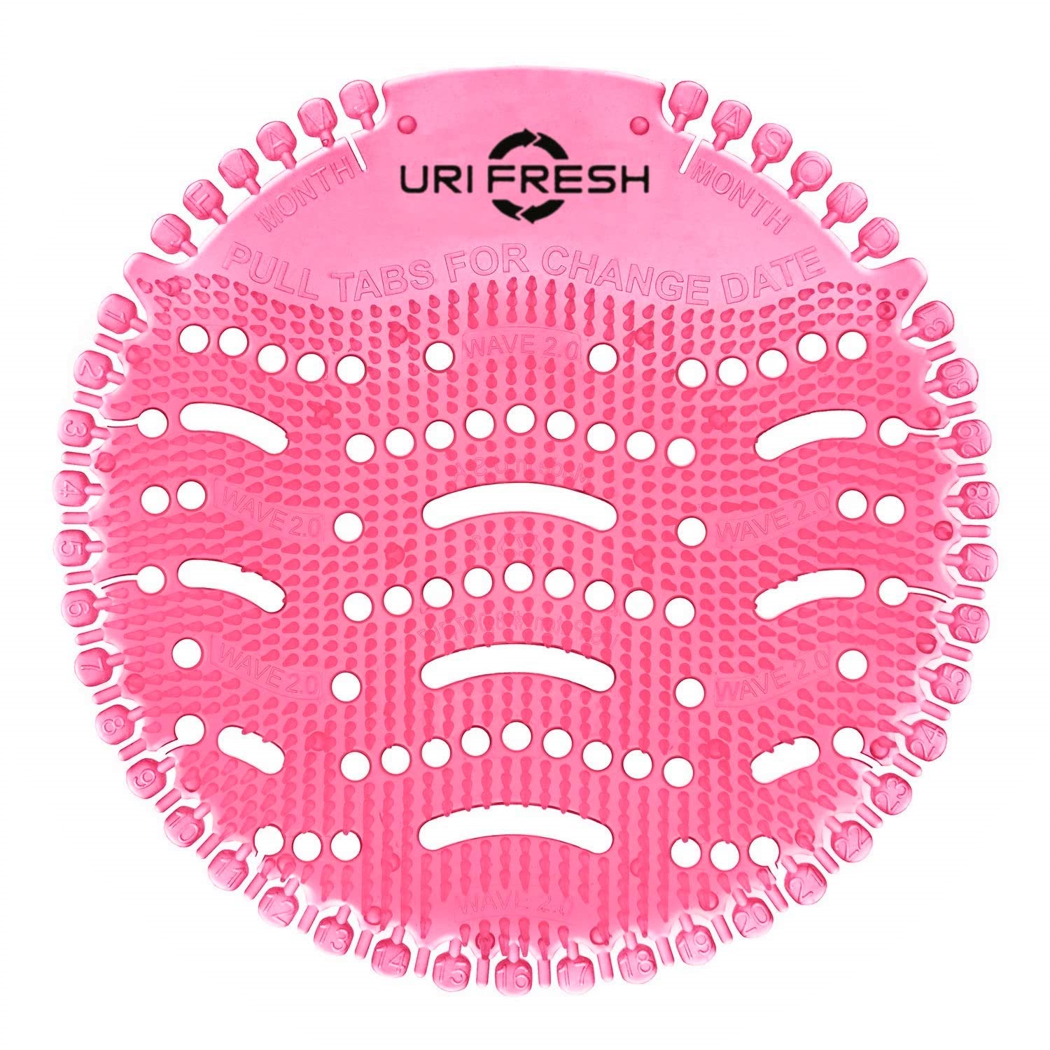 Urinal Screen & Deodorizer (10 pack With Gloves) 3.0 Urinal Mat ...