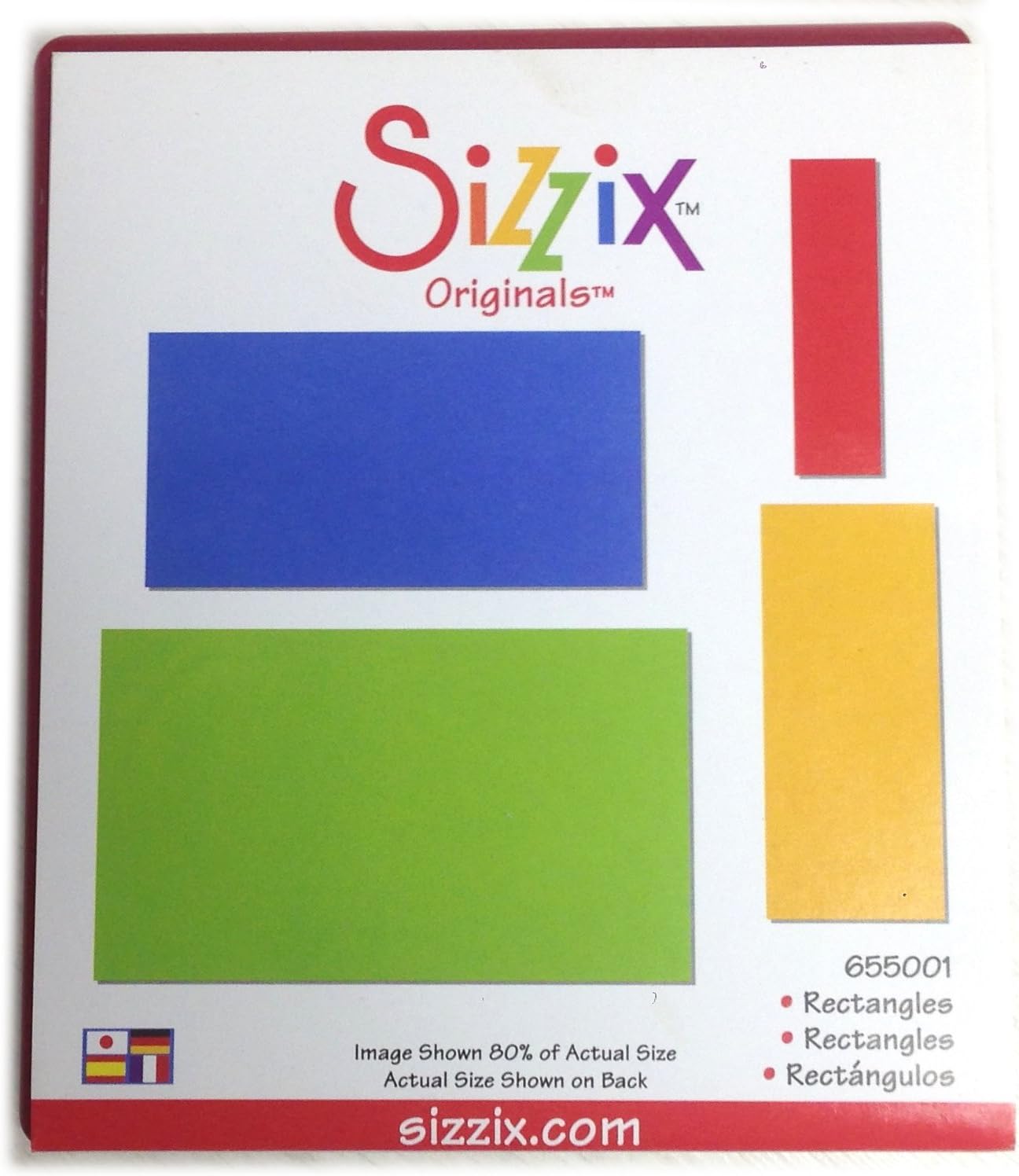 Amazon.com: Sizzix Originals Rectangles by E.L. Smith Die