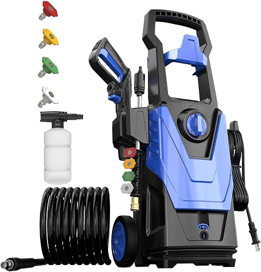 Amazon.com : Pressure Washer Power Washer with 4 Quick Connect Nozzles ...
