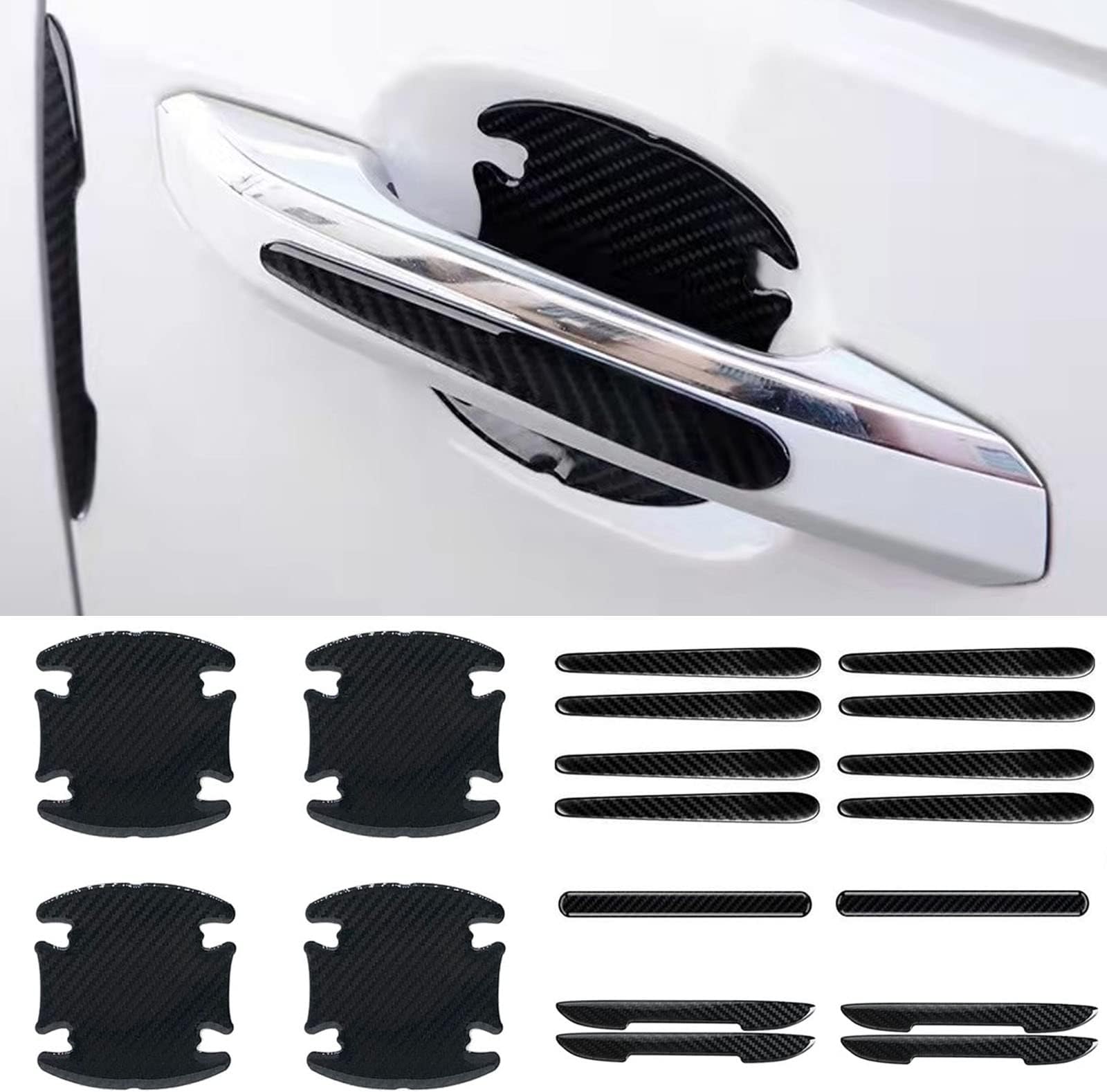 8 Piezas protectores para manijas de puerta de coche, LSHSXPX Lámina ...