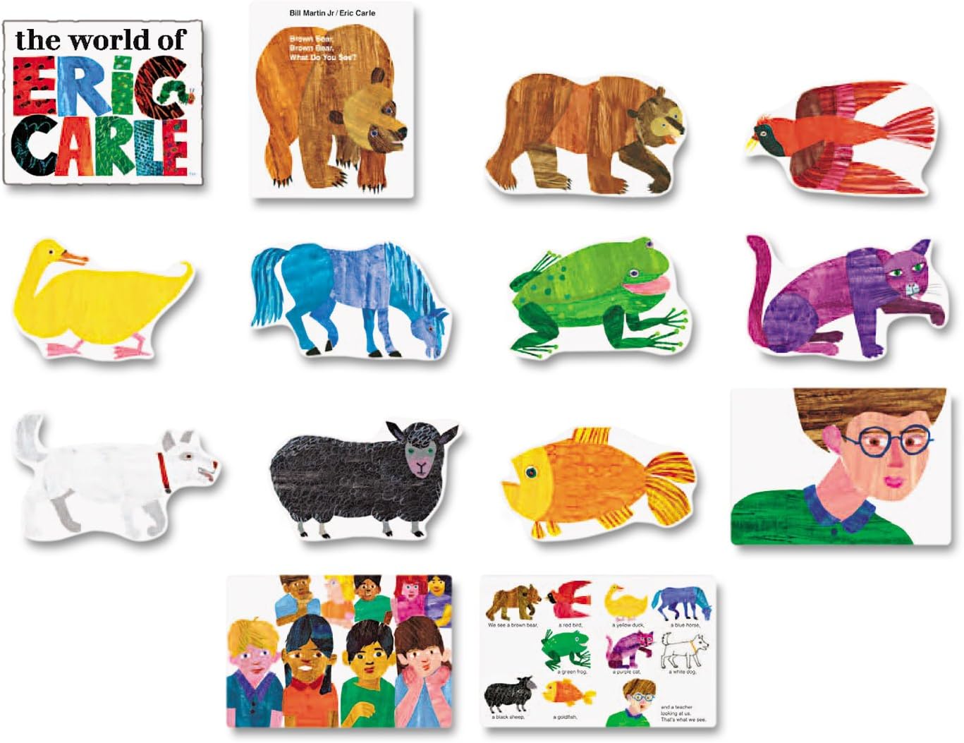 Brown Bear, Brown Bear, What Do You See?™ Bulletin Board Set : Carson ...