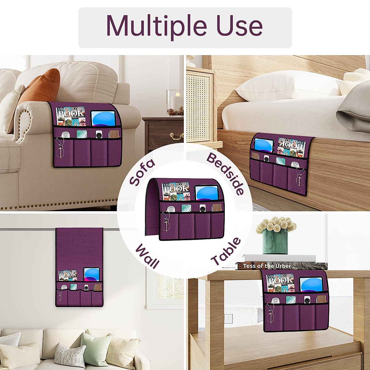 Snapklik.com : Guken Armchair Caddy Remote Control Holder, Recliner ...