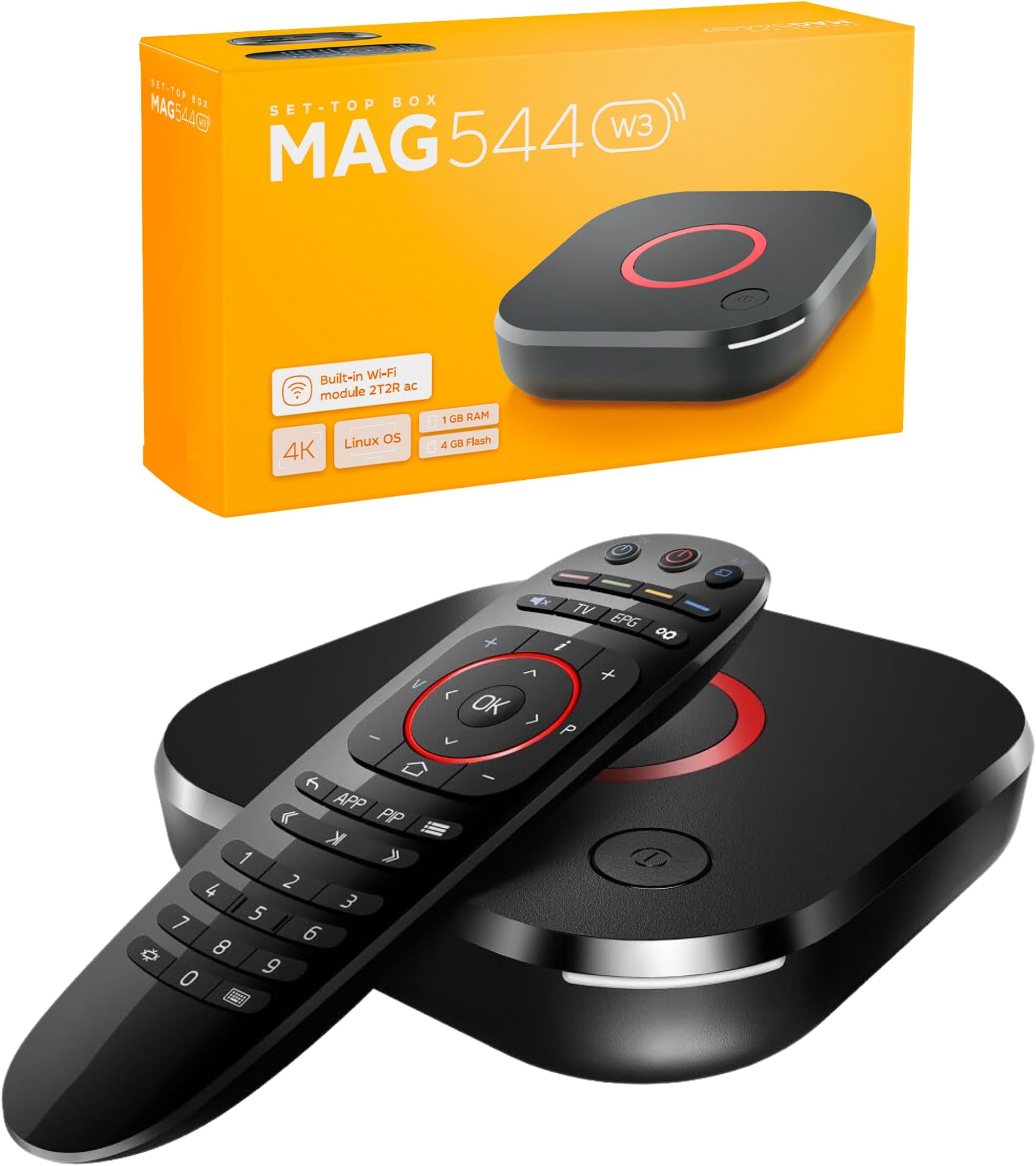 Amazon.com: Raxxio MAG544w3 TV Set-Top Box - 4K HDR TV Streaming Device ...