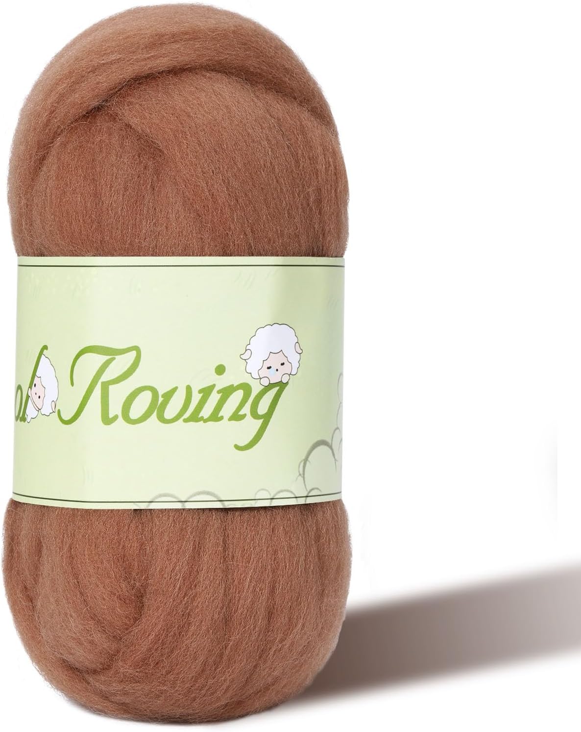 Amazon.com: Wool Roving Yarn, 1.76oz Natural Chunky Yarn for Needle ...