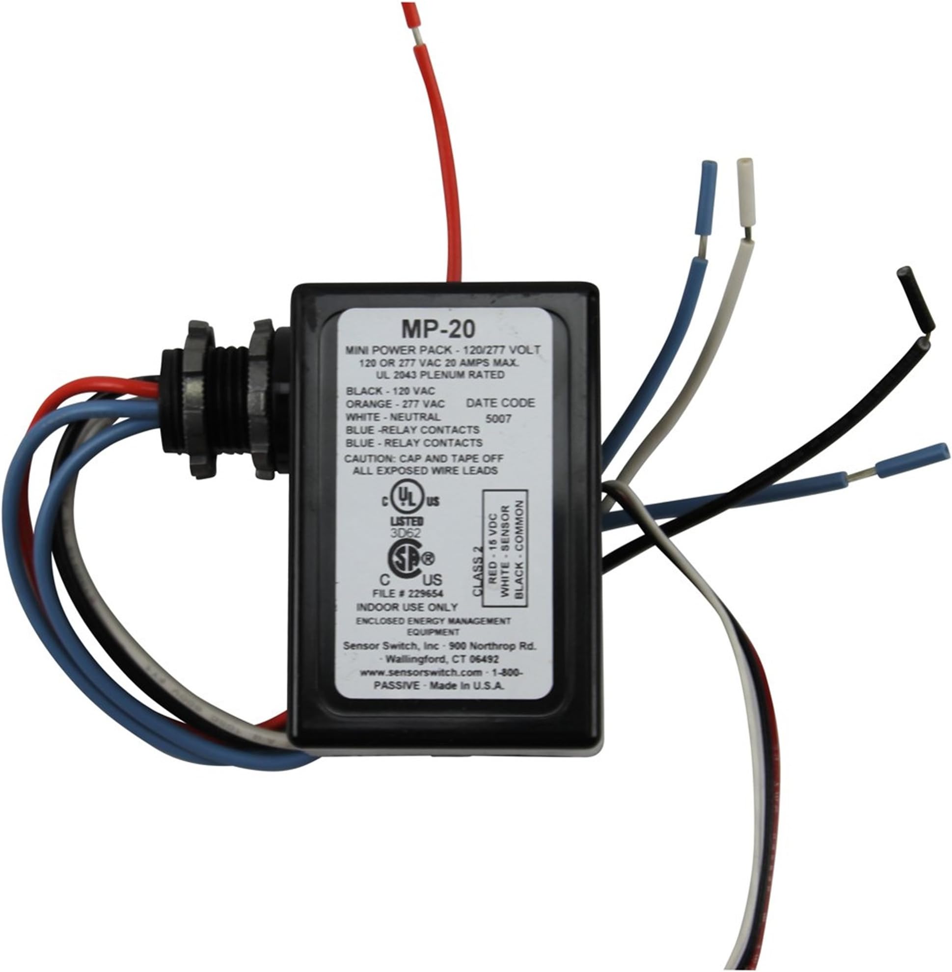 Leviton 20-Amp Super Duty Power Pack for Occupancy Sensors, Basic with ...