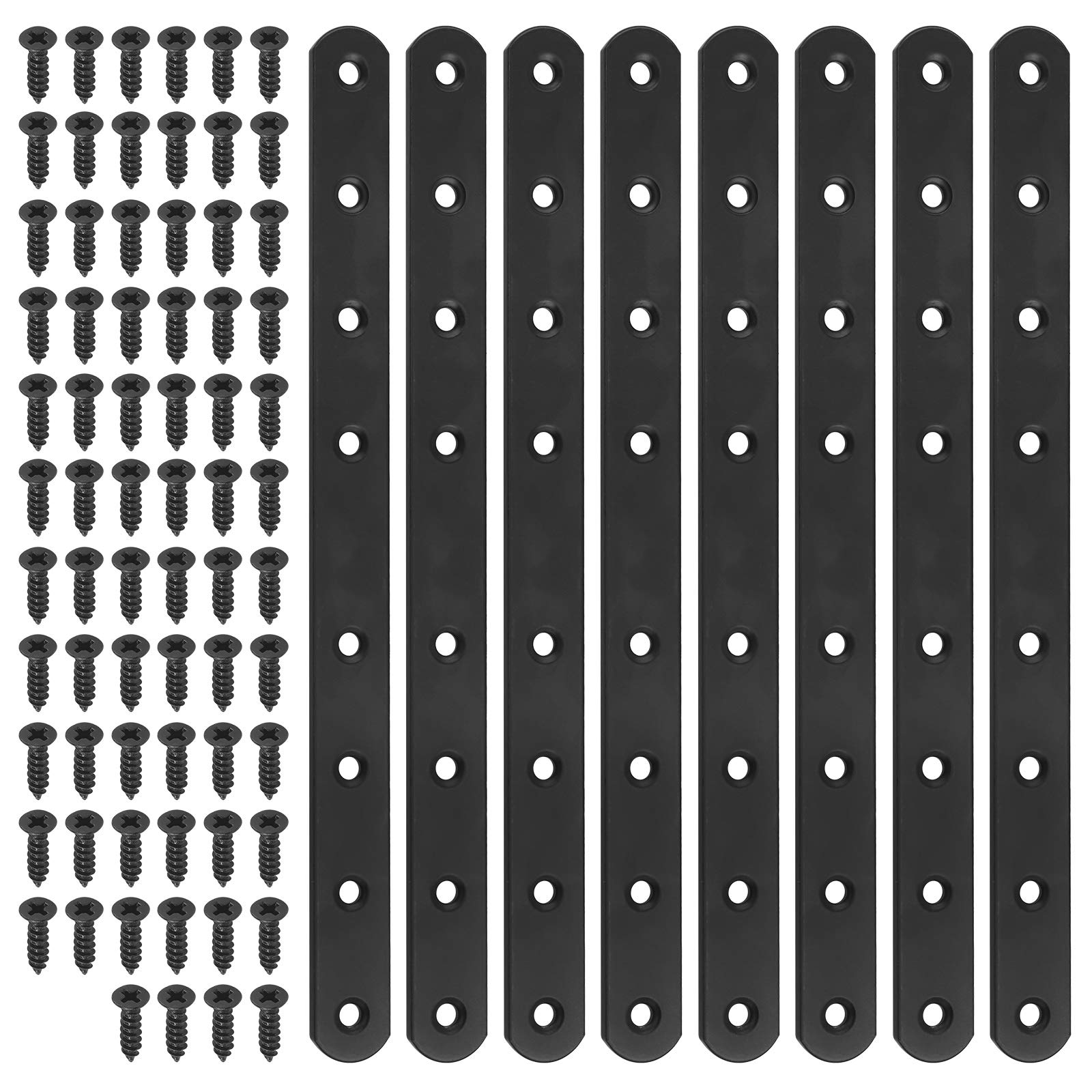 Amazon.com: Hilitchi Straight Bracket Stainless Steel Black Straight ...