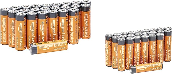 Amazon Basics 48 Count AA & AAA High-Performance Batteries Value Pack ...