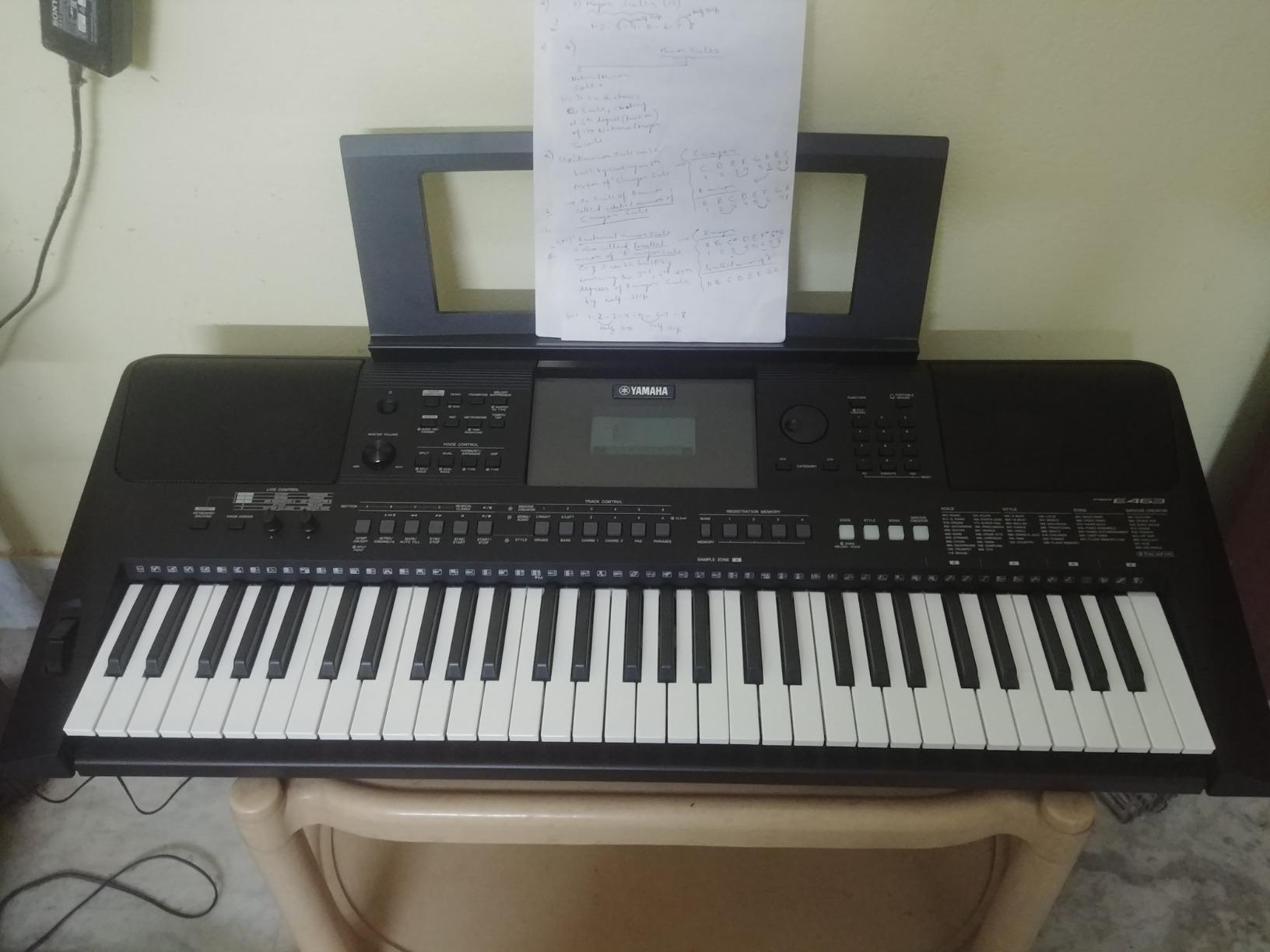 Yamaha PSR-E463 61-Key Portable Keyboard (Black) : Amazon.in: Musical ...