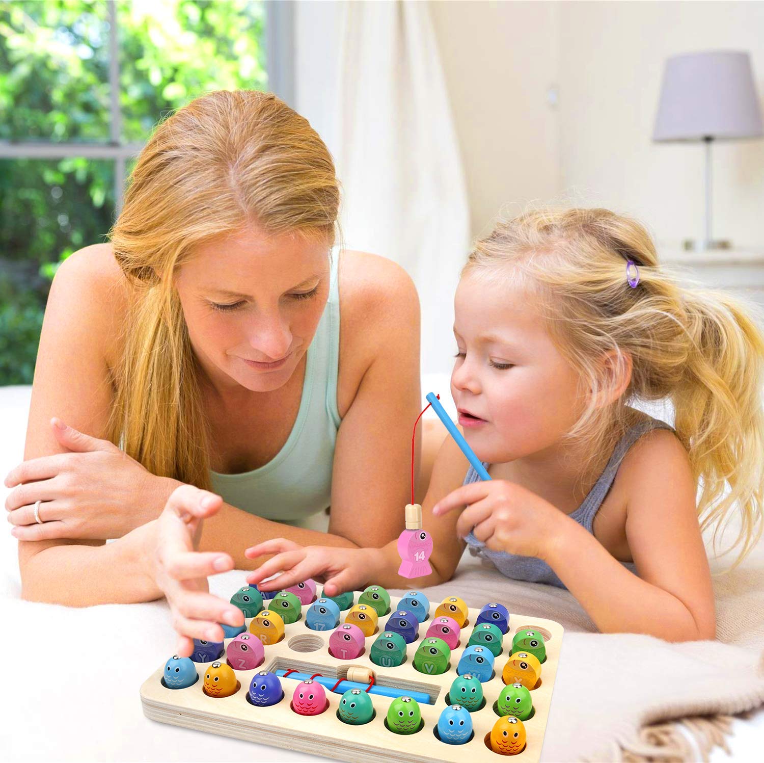 Buy Growlier 36 Pack Wooden Magnetic Fishing Toy Montessori Letters buy-growlier-36-pack-wooden-magnetic-fishing-toy-montessori-letters