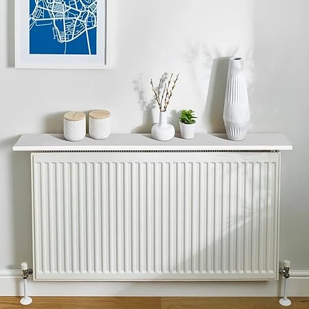 Holdfiturn Radiator Shelf 90cm (36-Inch) MDF Wooden Floating Shelf ...