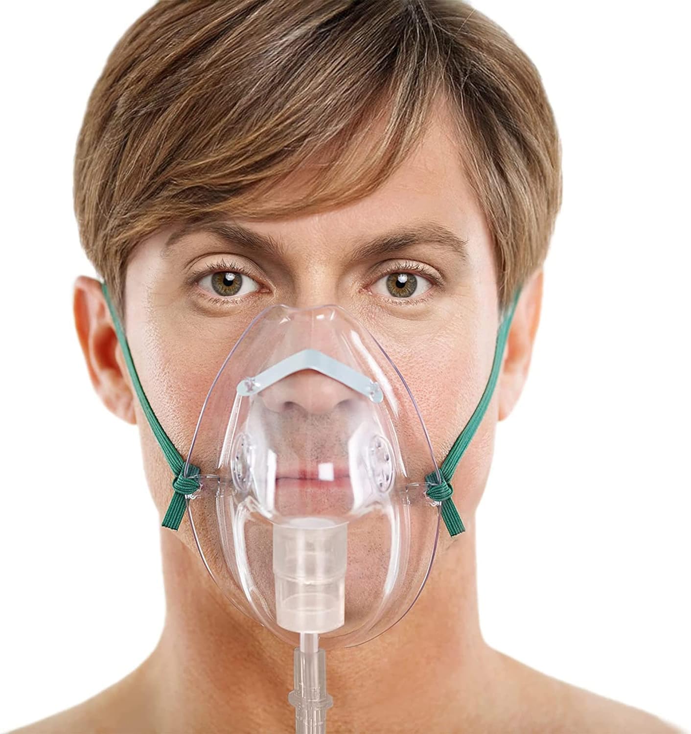 Amazon.com: MediNOW Adult Oxygen Mask with Tube & Adjustable Elastic ...