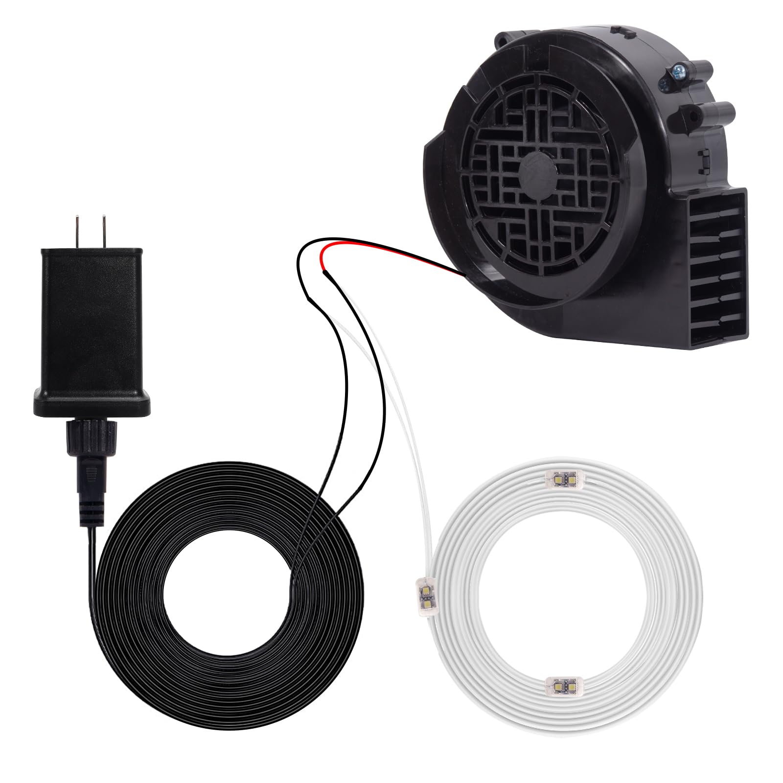 Amazon.com: Set of 2 Inflatable Replacement Fan Blower 12V 1.2 A Mini ...