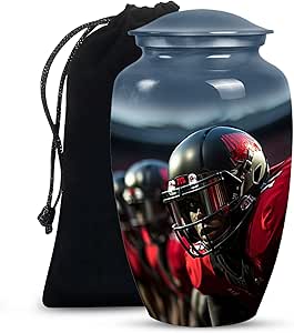 Amazon.com: KARYLIZ Football Team Lineup - Large Urns for Ashes ...