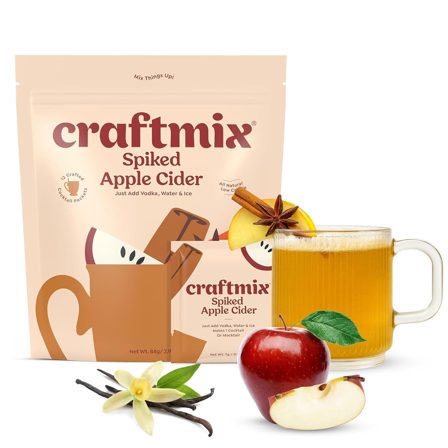 Amazon.com : Craftmix Spiked Apple Cider Cocktail & Mocktail Drink ...