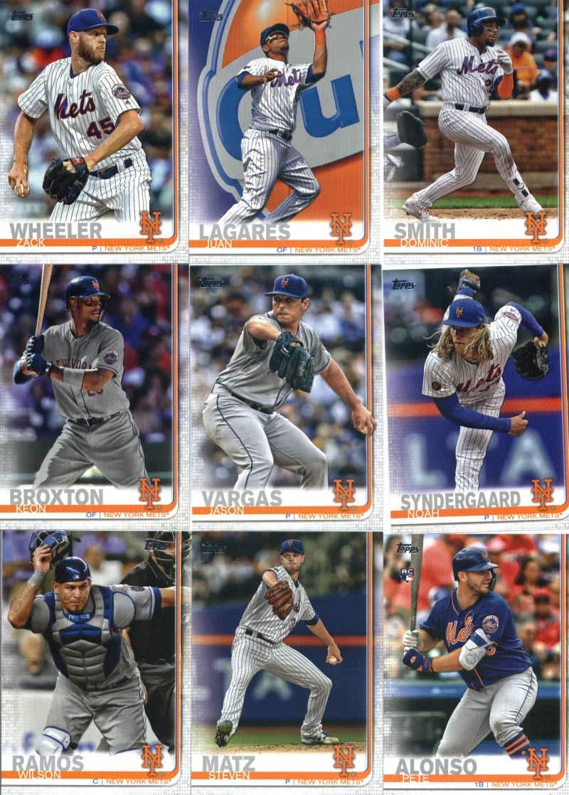 Amazon.com: 2019 Topps Complete (Series 1 & 2) Baseball New York Mets ...