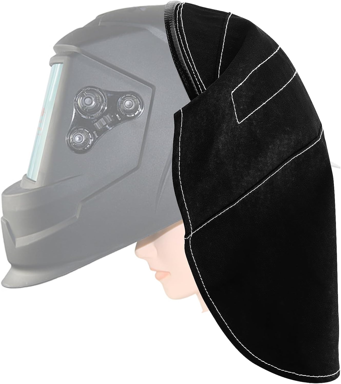 ziyue Welding Helmet Cover Welding Hood Back Cover FR Cotton Full ...