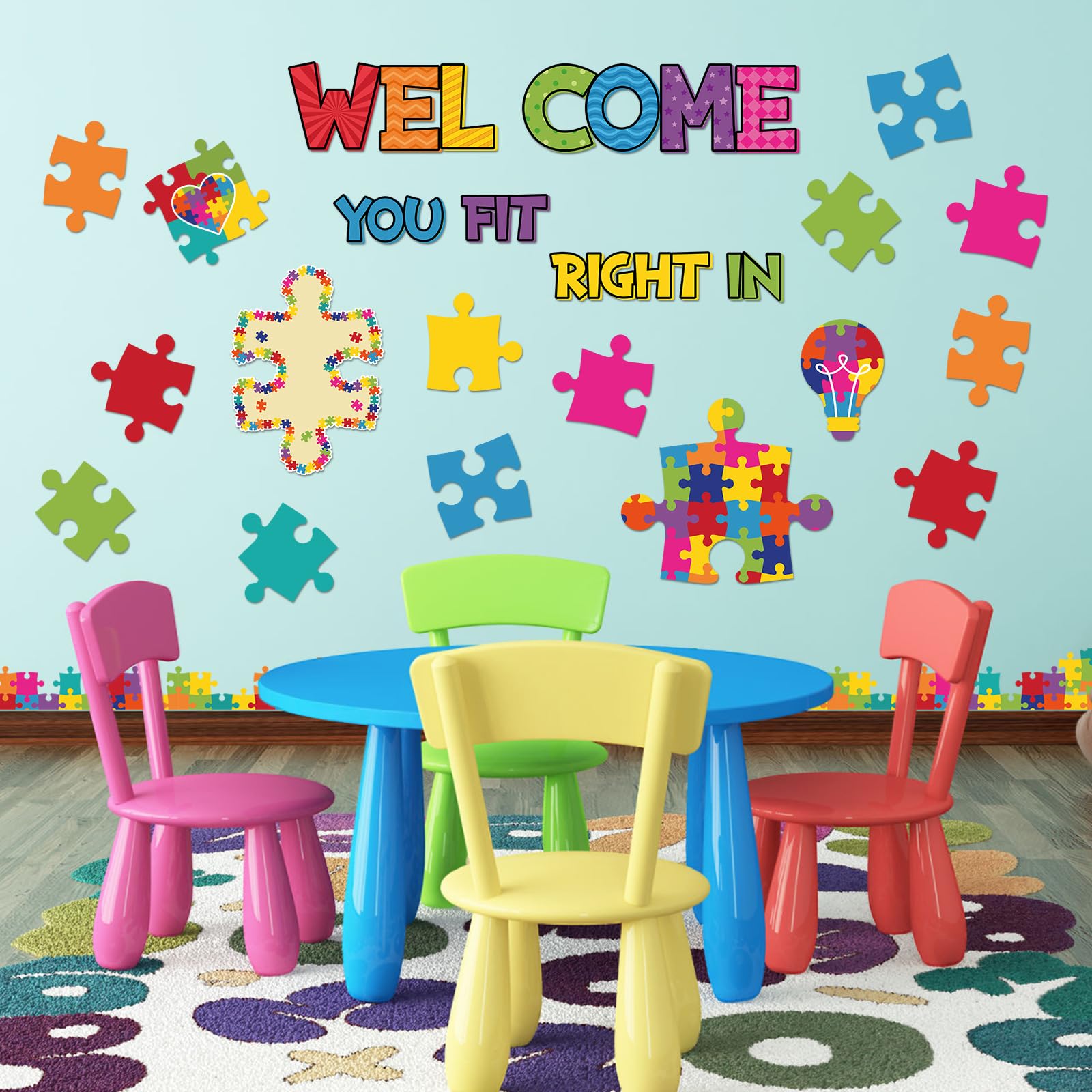 Snapklik.com : 113 Pcs Welcome Back To School Bulletin Board Set ...