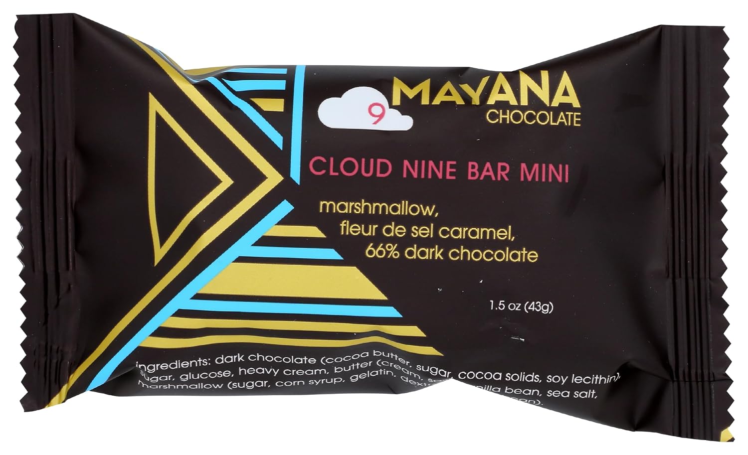 Amazon.com: MAYANA CHOCOLATE Mini Cloud 9 Bar, 1.4 OZ : Grocery ...