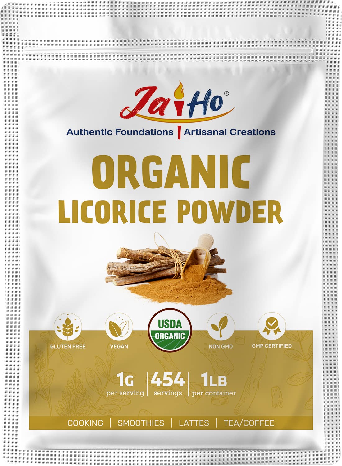 Amazon.com: Jai Ho Certified USDA Organic Licorice Root Powder - 1 LB ...