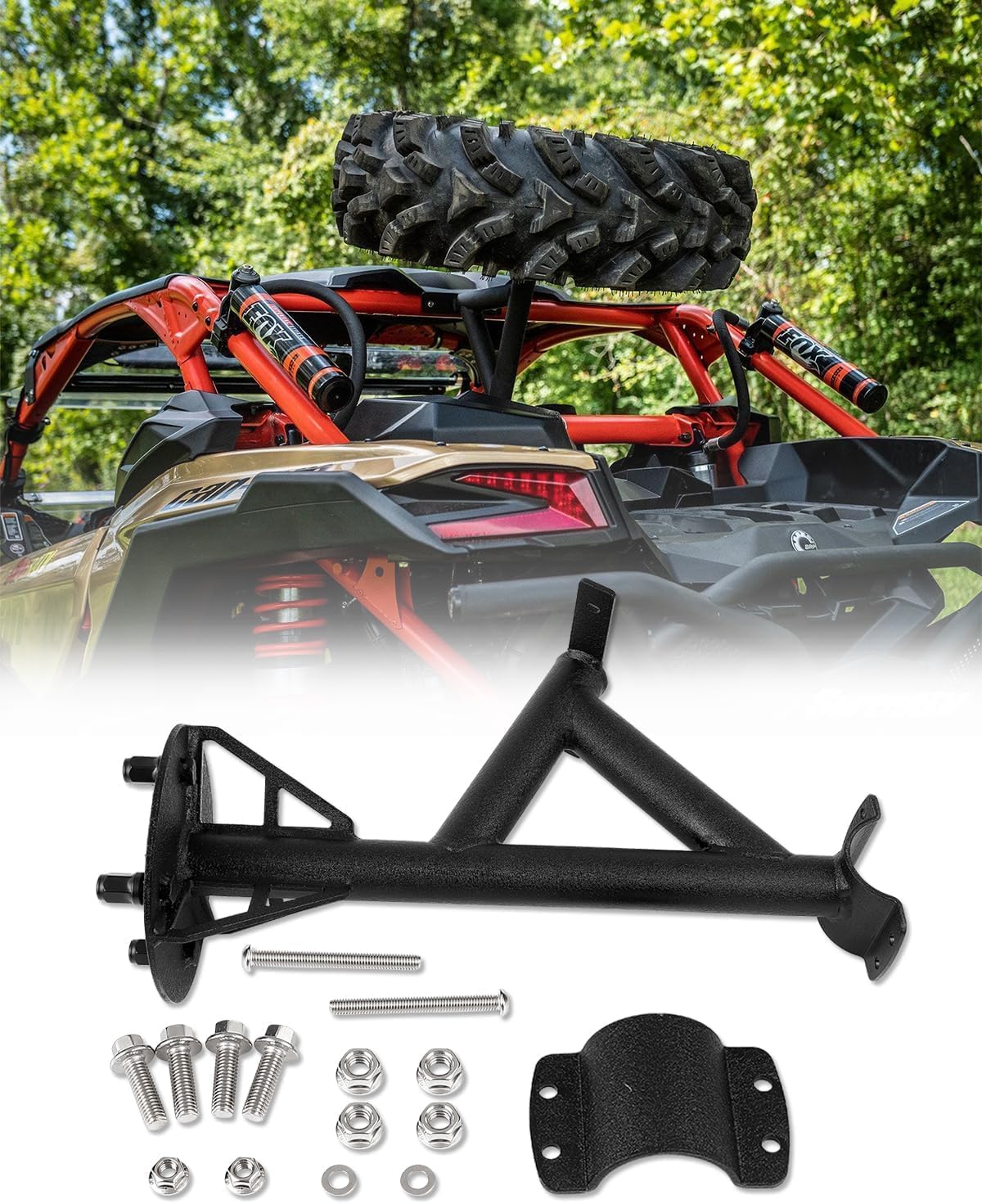 Amazon.com: Goottan X3 Spare Tire Mount, Spare Tire Rack Compatible ...