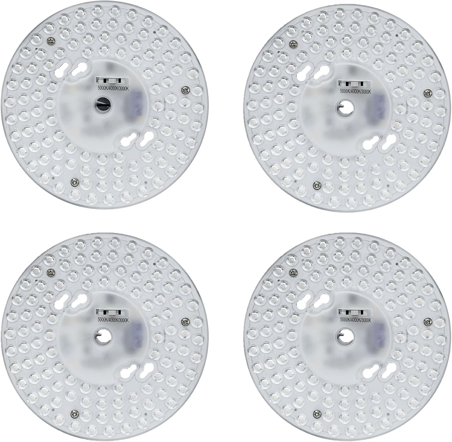 Ansen 4Packs Ceiling Fan Light Replacement Panel PCB, 6IN 24W 2439LM ...
