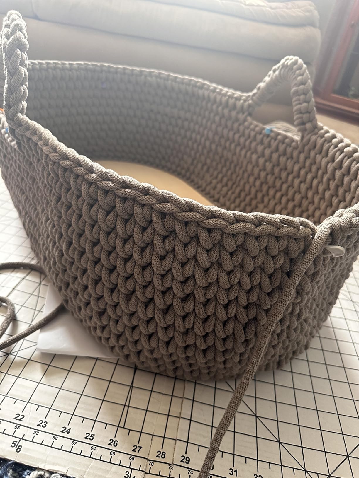 Amazon.com: Bobbiny Jumbo 9mm Braided Macrame Cord (Misty) 108yds/330ft ...