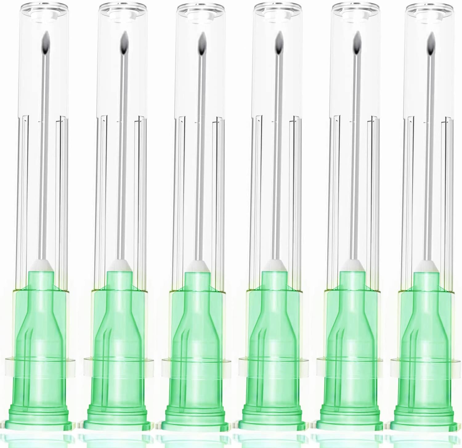 Amazon.com: 100 Pack 21Ga 1 Inch Sterile Disposable Injection Needle ...