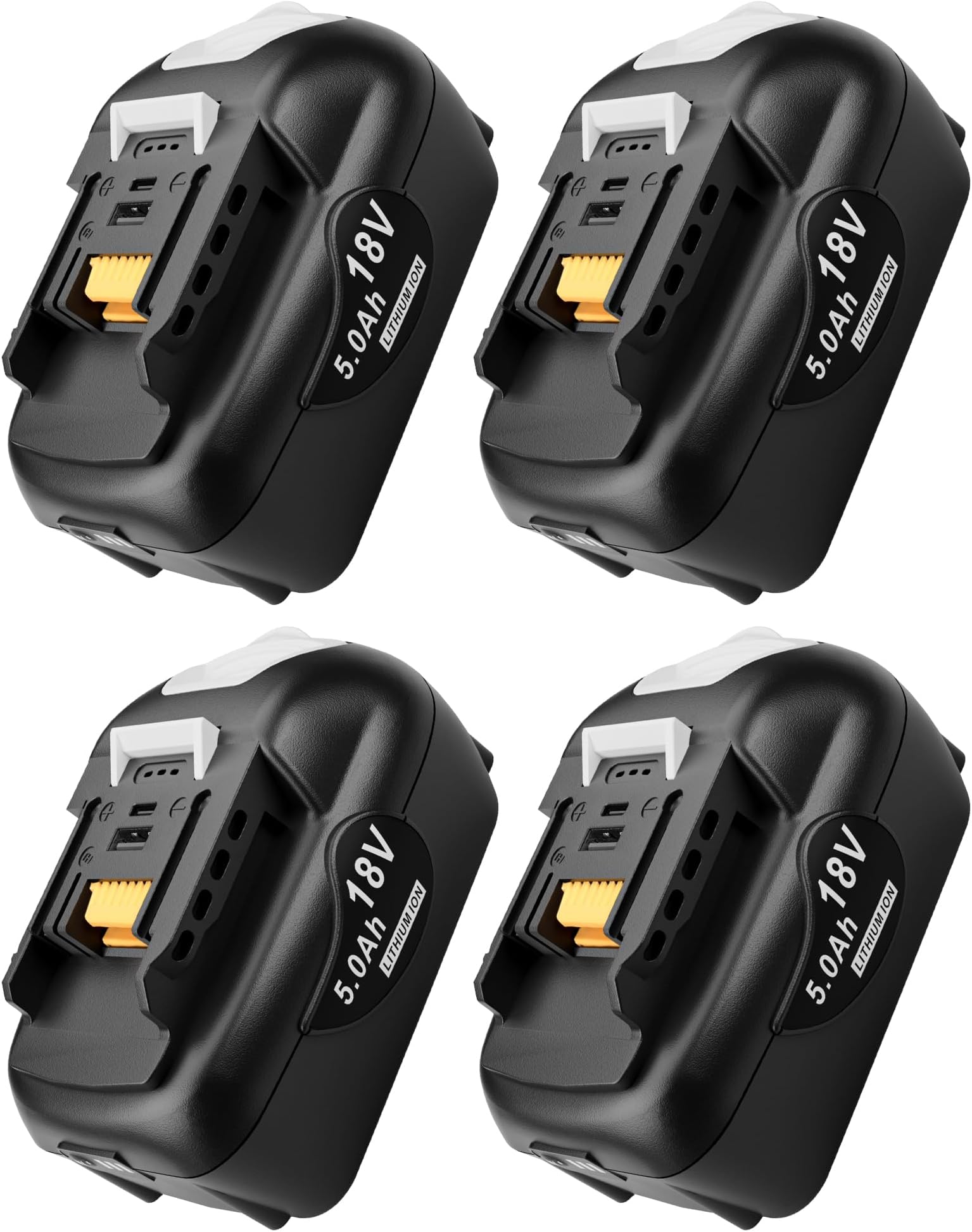 Amazon.com: Genuine Capacity 4 Pack 6Ah 20V Max Battery Replacement for ...