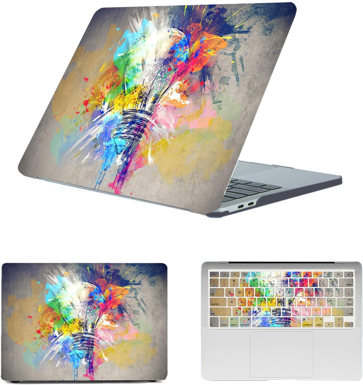 HLAAJJX Case for Macbook Air M1 13 Inch Retina/Touch ID 2020-2018 A2337 ...