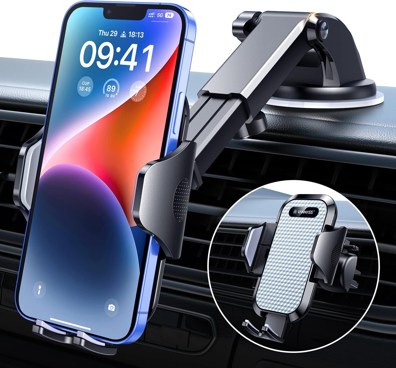 Amazon.com: VANMASS 2024【True Military-Grade】 Phone Holders for Your ...