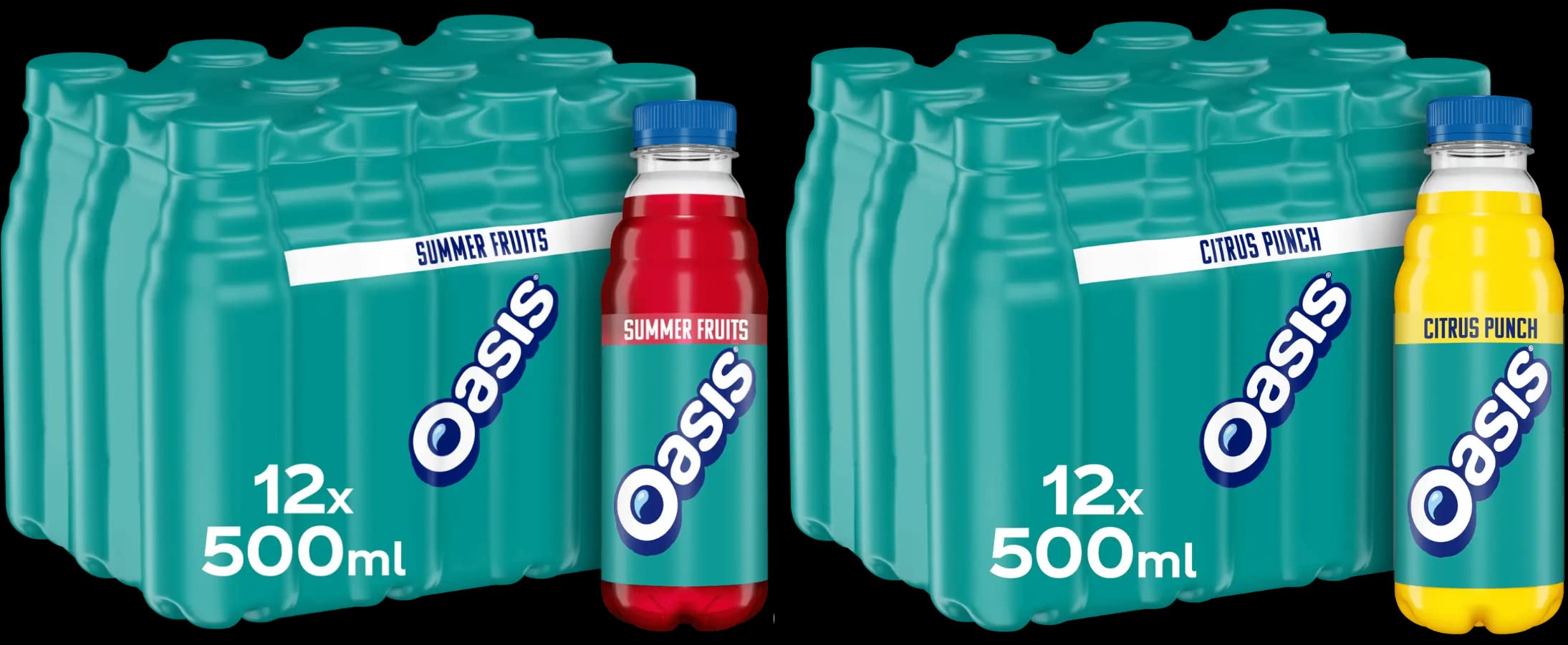 OASIS Citrus Punch & Summer Fruits Juice Drink, 500 ml, 24 Pack ...