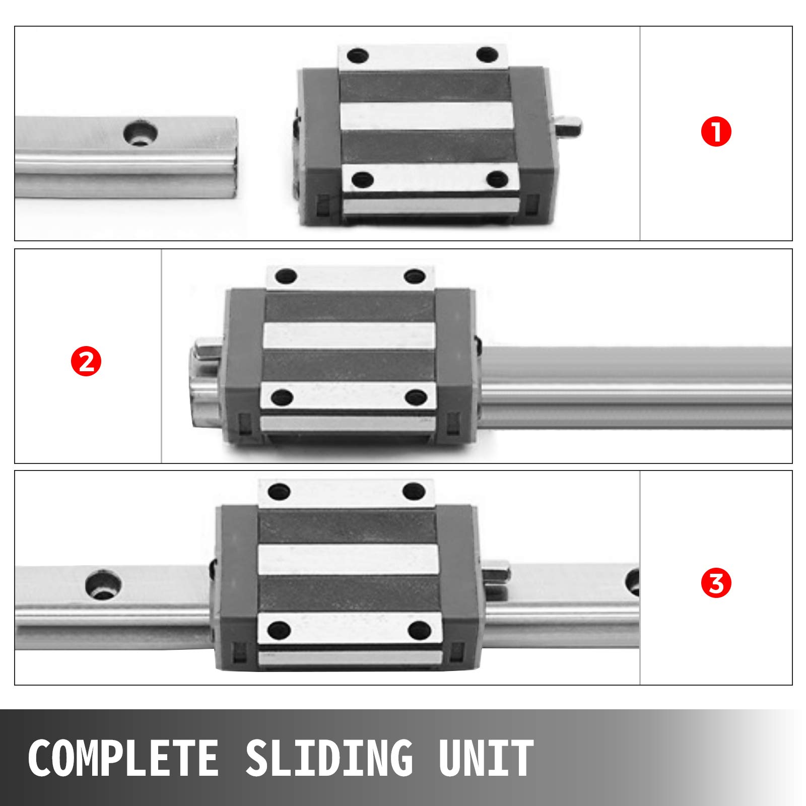 OrangeA Linear Rail 2X HGH 20 1500mm Linear Slide Rail 4X Pillow orangea-linear-rail-2x-hgh-20-1500mm-linear-slide-rail-4x-pillow