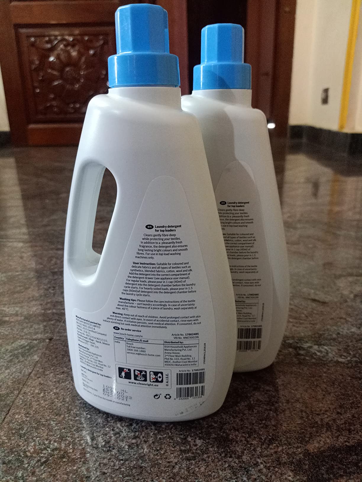 Bosch Detergent for Top Load Washing Machine - 1 l : Amazon.in: Health ...