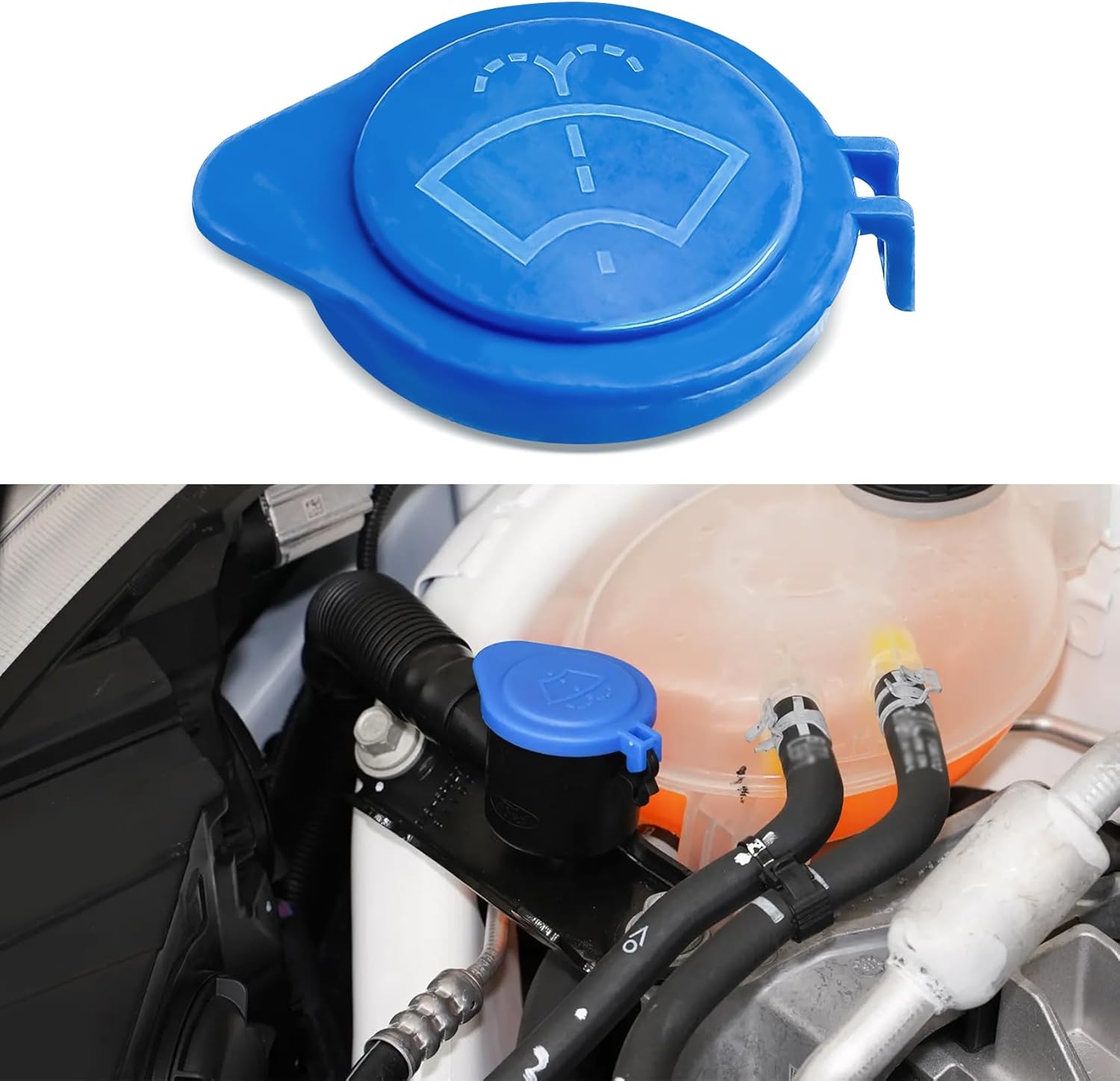 RGOAANC Windshield Washer Fluid Reservoir Cap, Automotive Wiper ...